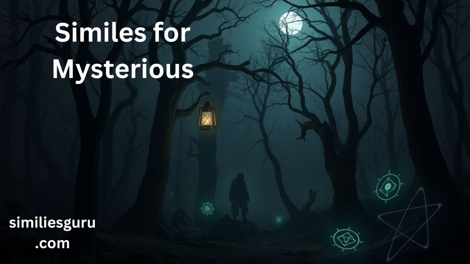 20+ Similes for Mysterious